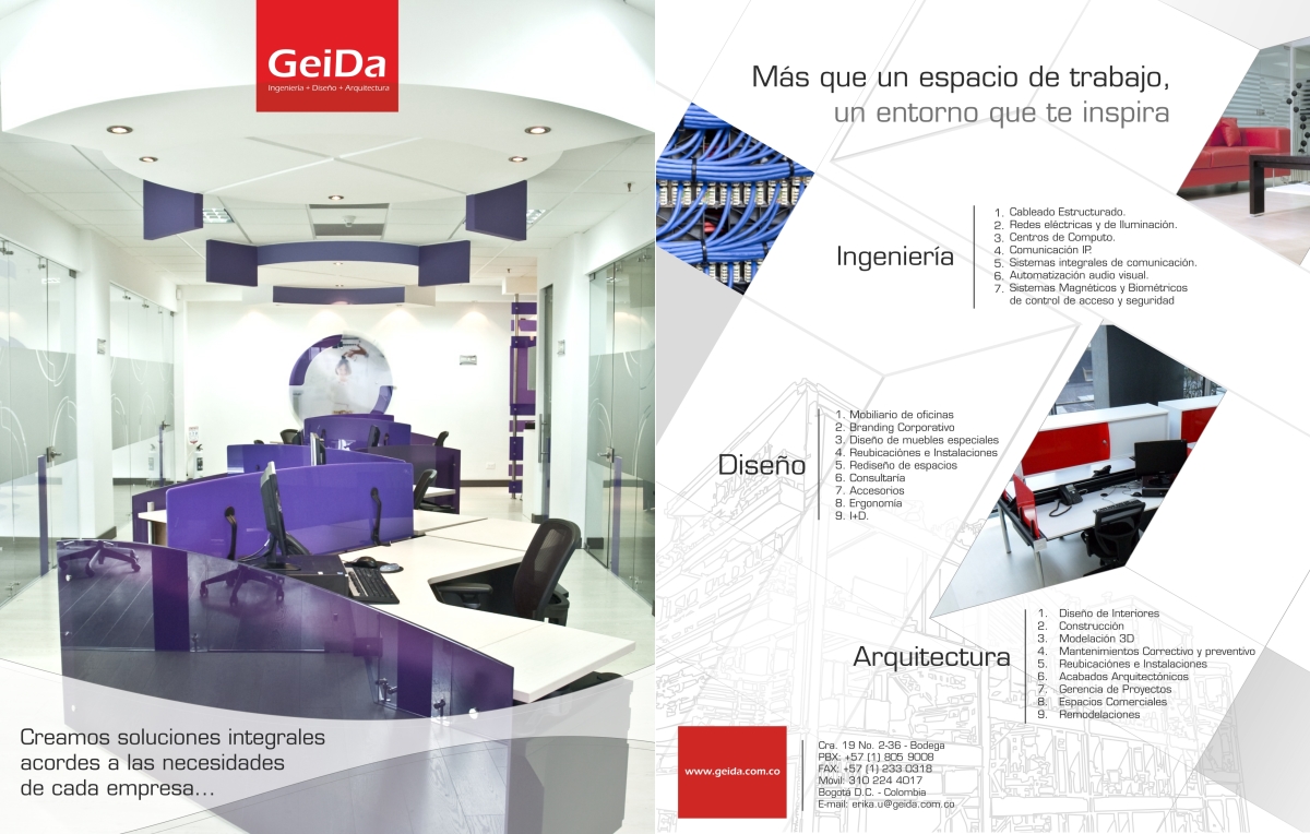 Geida – oficina abierta, remodelaciones - Bogota, Colombia